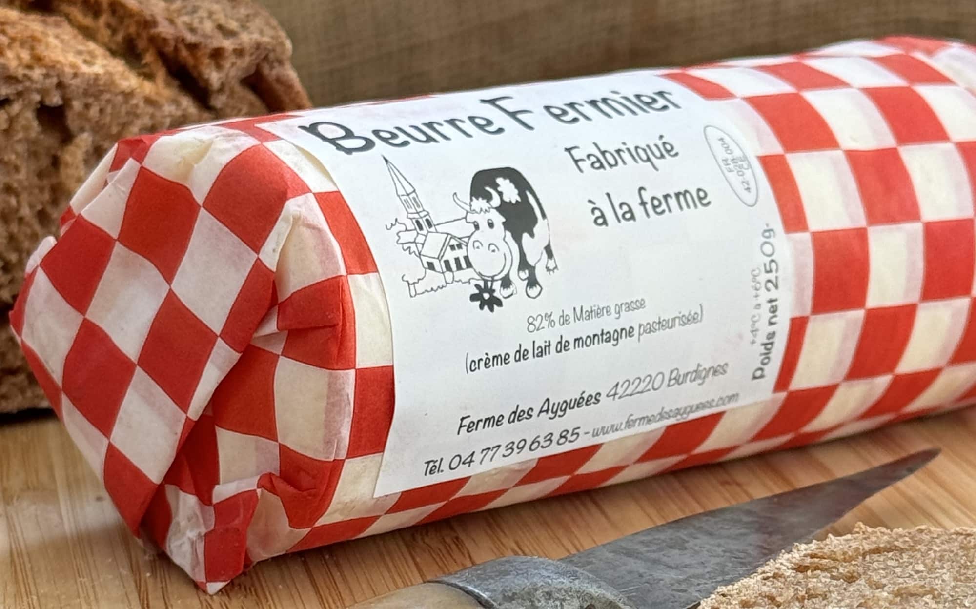 Notre beurre fermier ! - Les 4 fermes